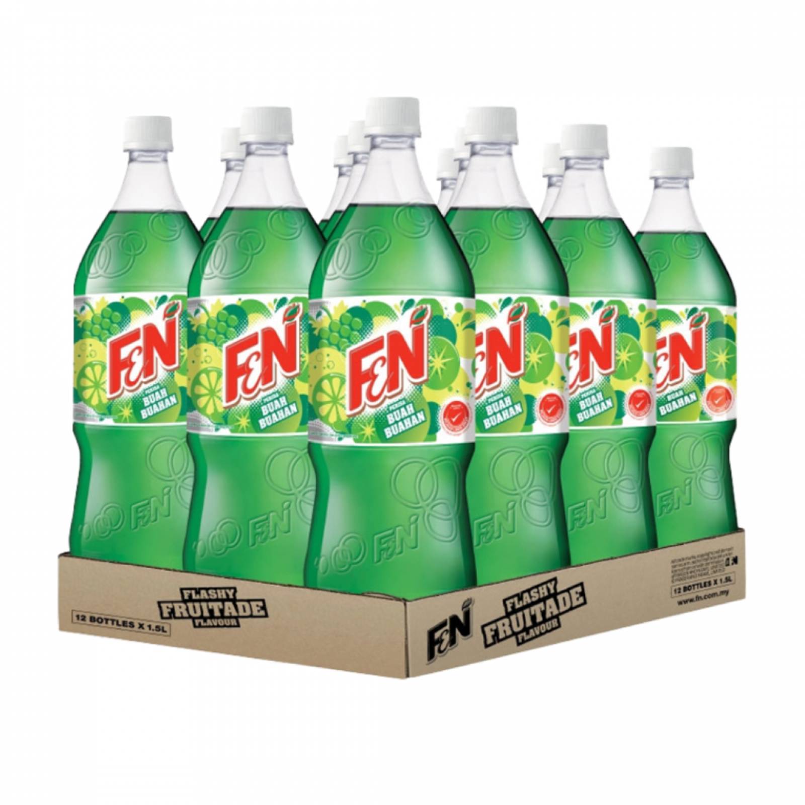 F&N Flavoured Bottle Drink - Fruitade 12 x 1.5L (CTN)
