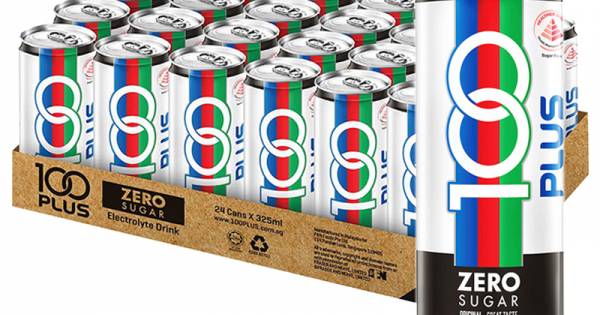 100 Plus Zero Sugar Can Drink - Original 24 x 325ml (CTN)