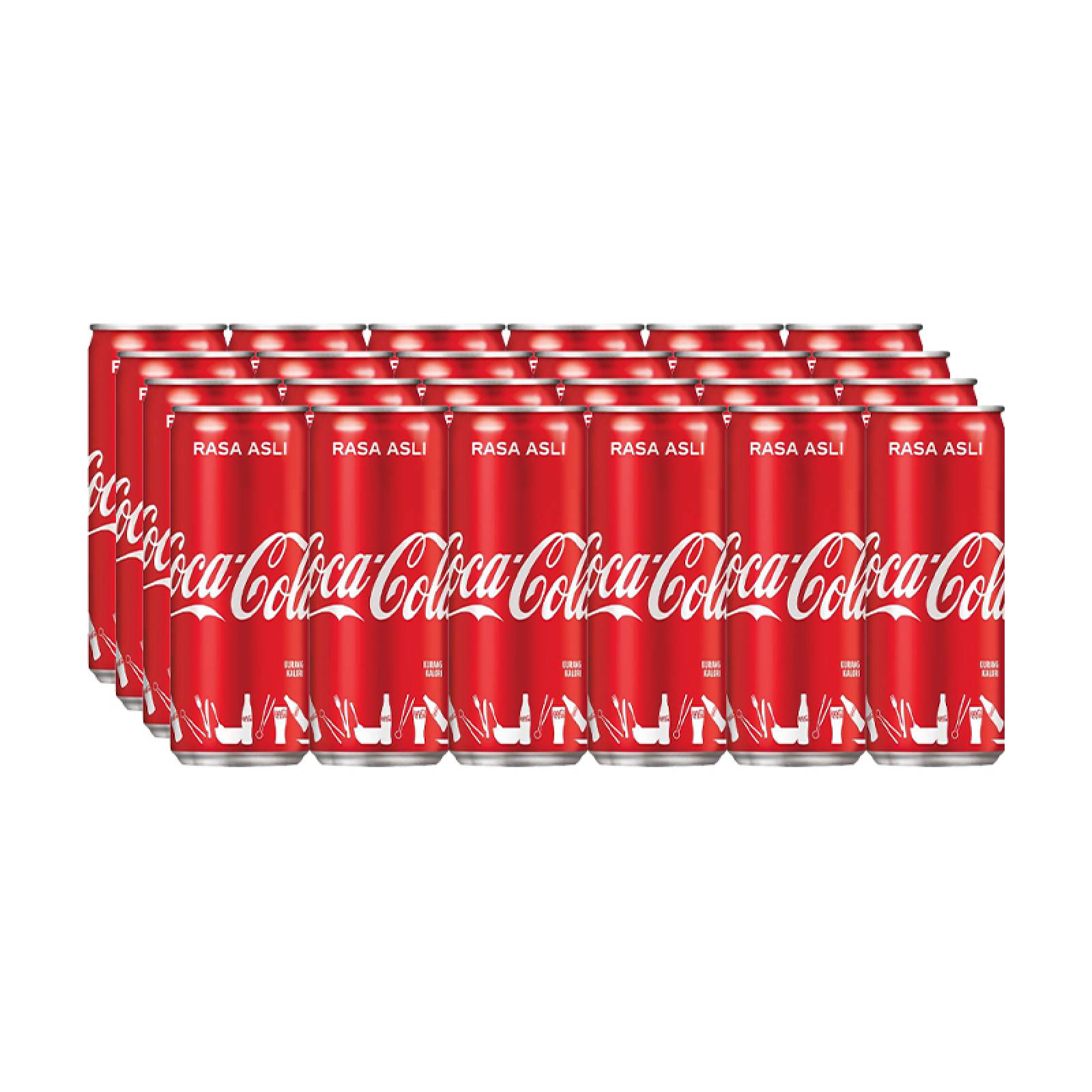Coca-Cola Can Drink - Rasa Asli 24 x 320ml (CTN)
