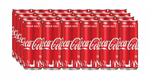 Coca-Cola Can Drink - Rasa Asli 24 x 320ml (CTN)
