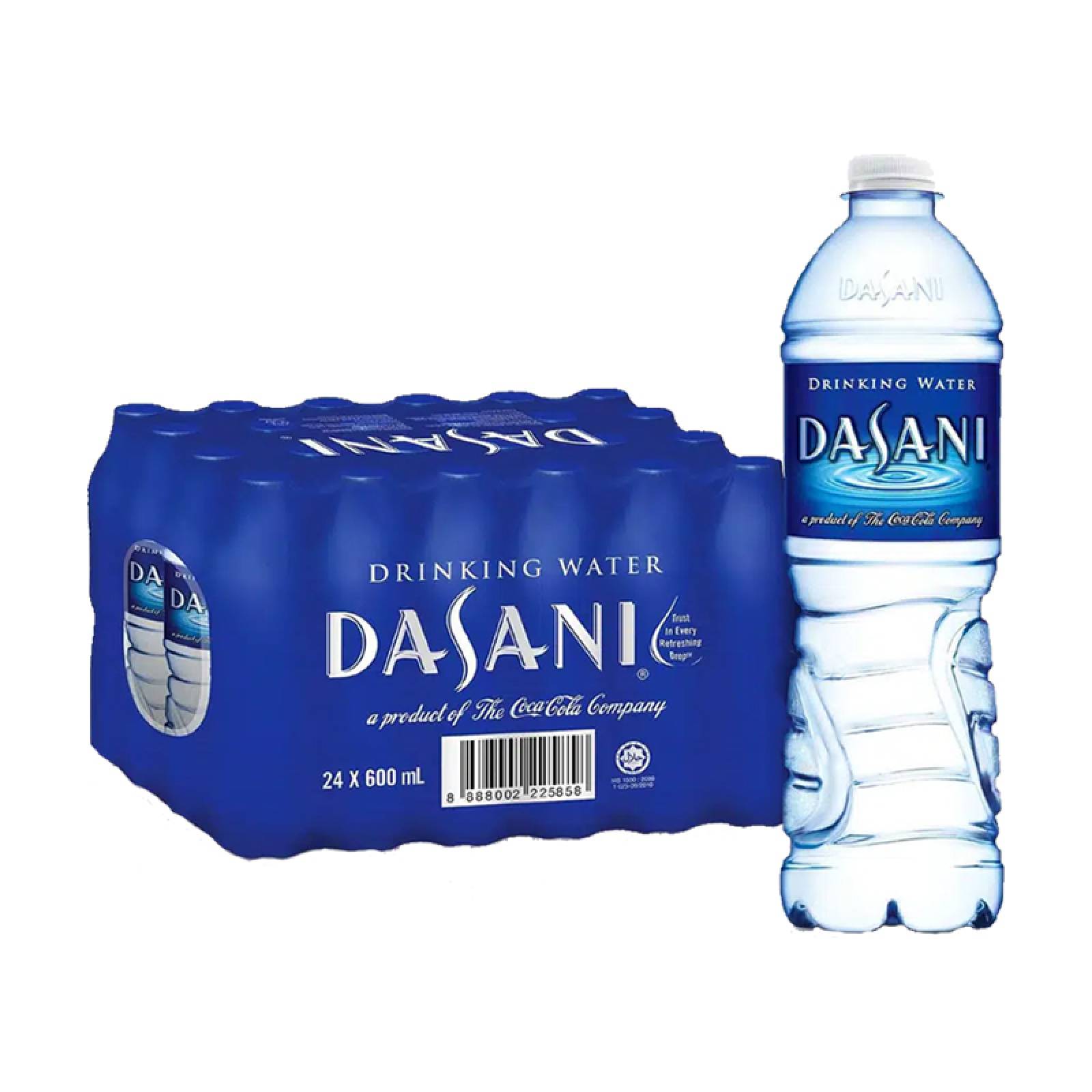 Dasani Drinking Bottle Water 24 x 600ml (CTN)