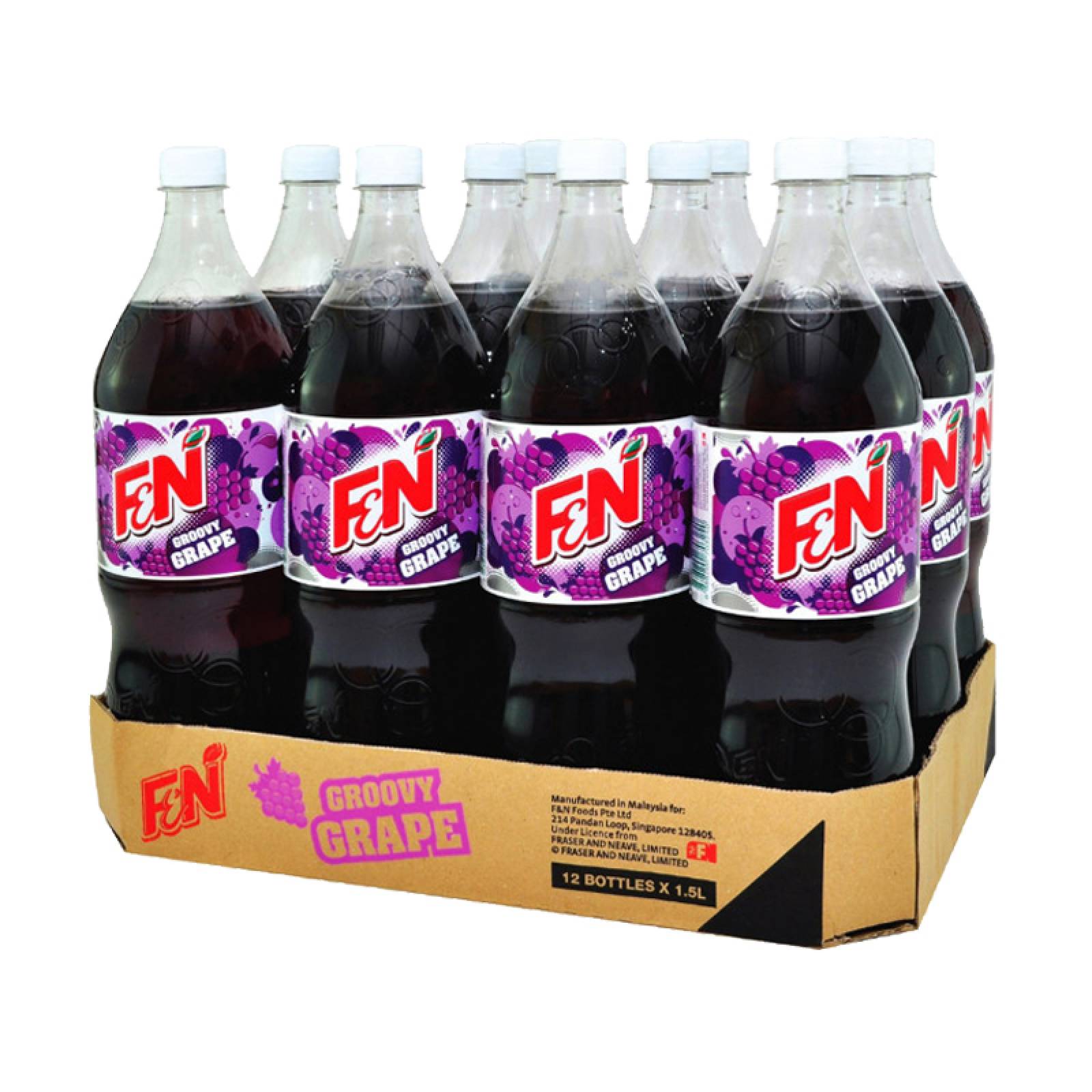 F&N Flavoured Bottle Drink - Grape 12 x 1.5L (CTN)