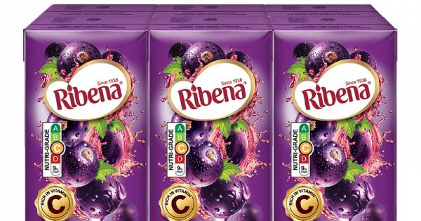Ribena Blackcurrant Fruit Packet Drink - Original 24 x 200ml (CTN)