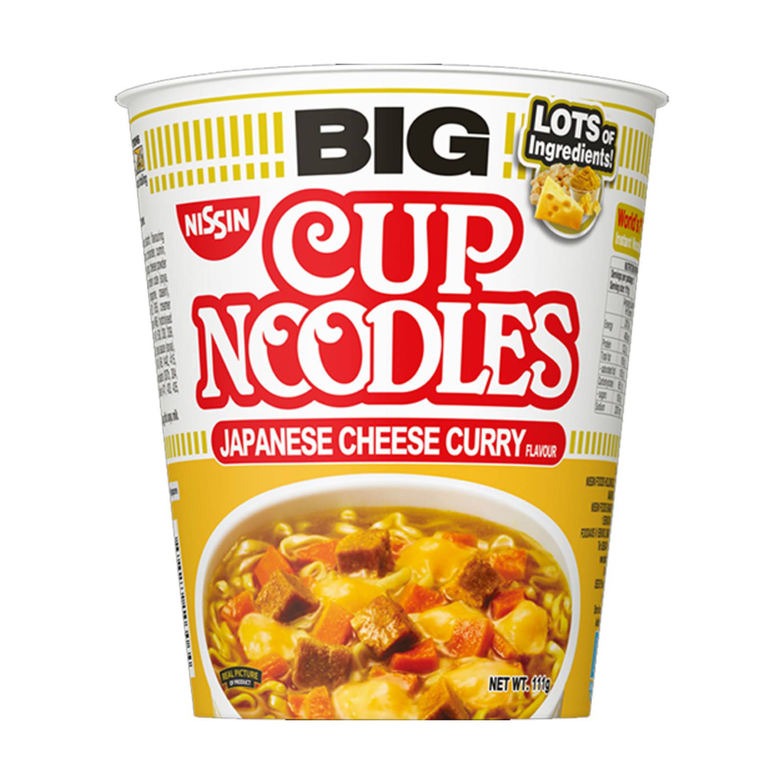 Nissin Big Instant Cup Noodles - Japanese Cheese Curry 111g