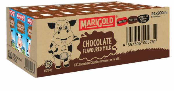 Marigold UHT Packet Milk - Chocolate 24 x 200ml (CTN)